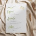 Italian Wedding Menu Template: Hand-painted Watercolor Design (digital ...