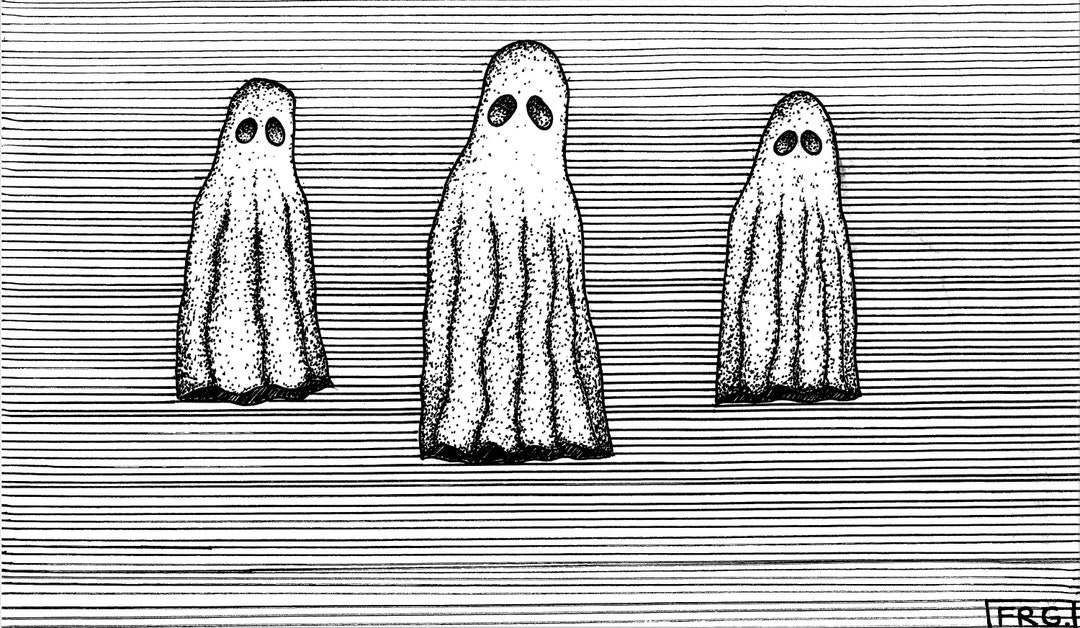 Ghosties Fun Spooky Ghost Sticker - Etsy