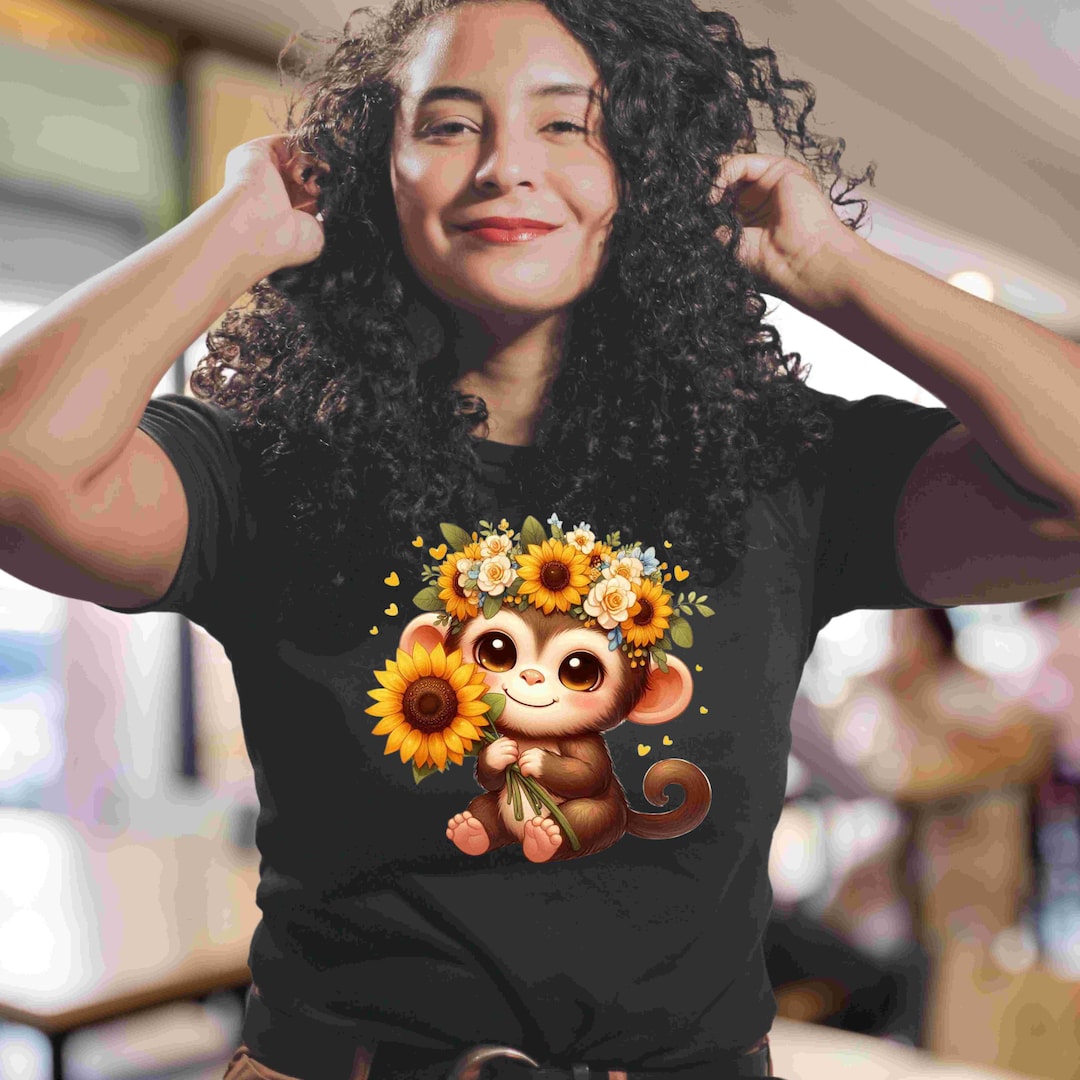 Baby Monkey PNG for Sublimation Clipart Monkey Png Baby Monkey PNG ...