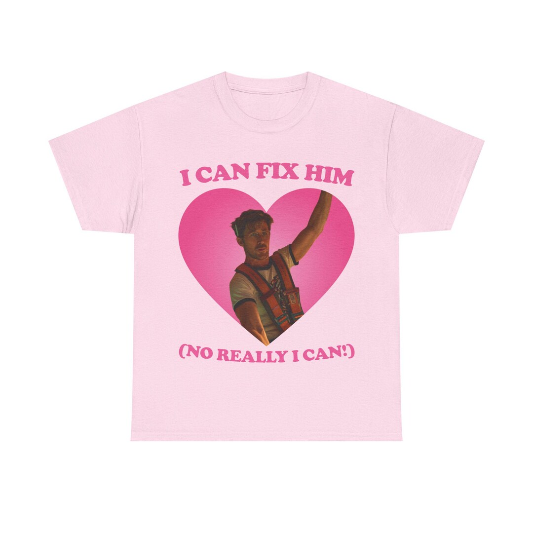 I Can Fix Him Ryan Gosling as Ryland Grace Pink Heart Shirt - Etsy