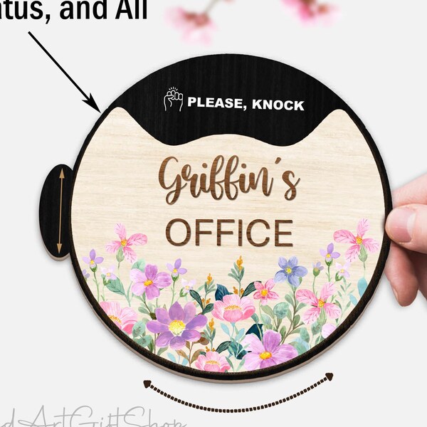 Office Door Status Spinner - Etsy