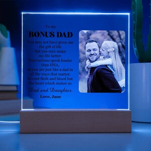 Personalized Plaque for Bonus Dad, Gift for Stepdad, Bonus Dad Gift ...