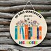 Personalized Teacher Door Sign, Classroom Door Hanger, Teachers ...