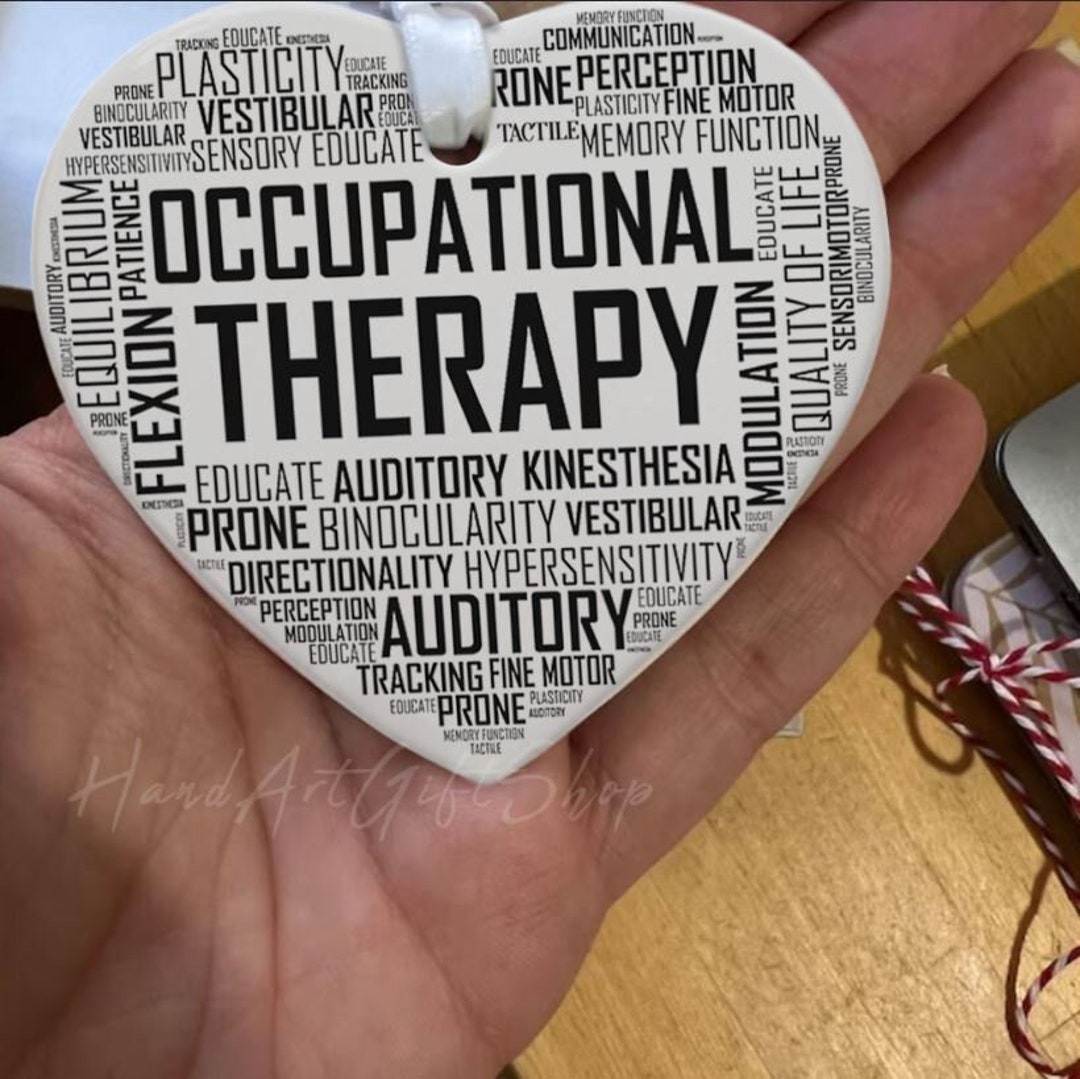 OT Occupational Therapy Ornament, Christmas Ornament for Occupational ...