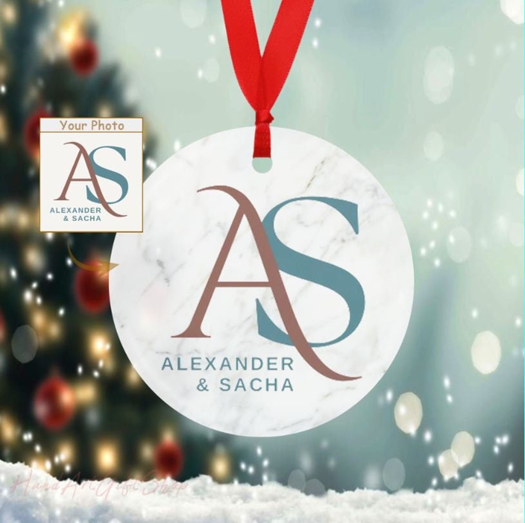Logo Ornaments Custom, Personalized Company Logo Christmas Ornament ...