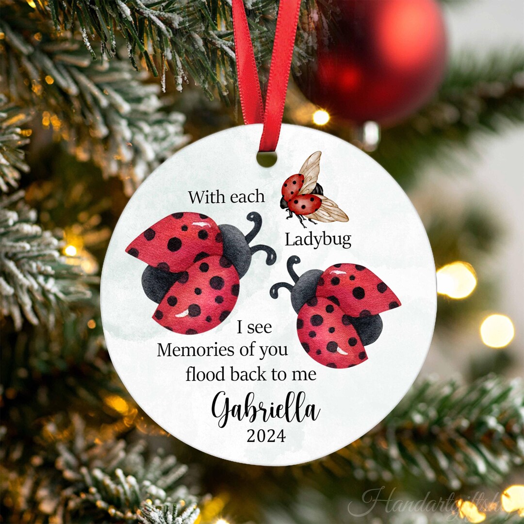 Ladybug Christmas Ornament, Our Little Bug Ornament, Ladybug Lover ...