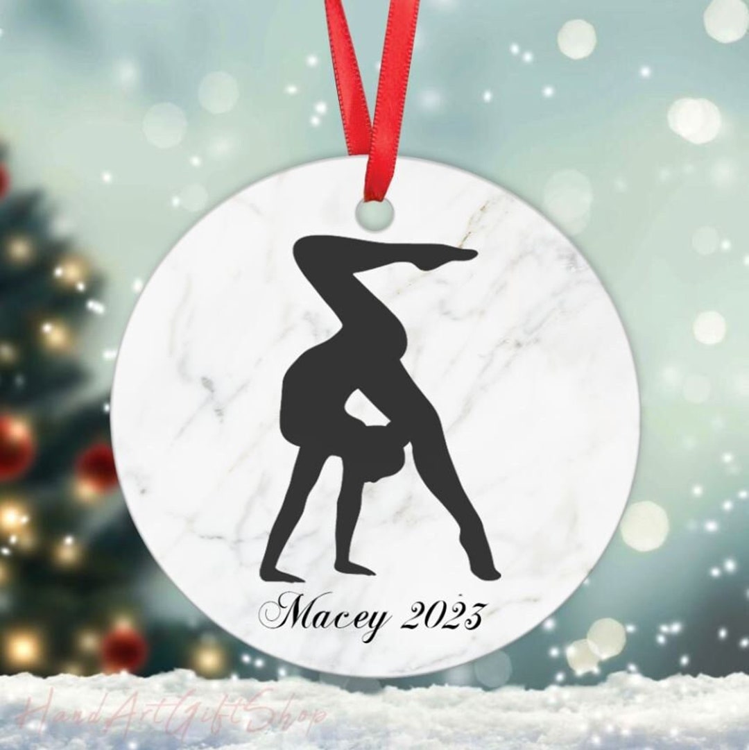 Gymnastics Christmas Ornament, Personalized Christmas Gifts for Gymnast ...