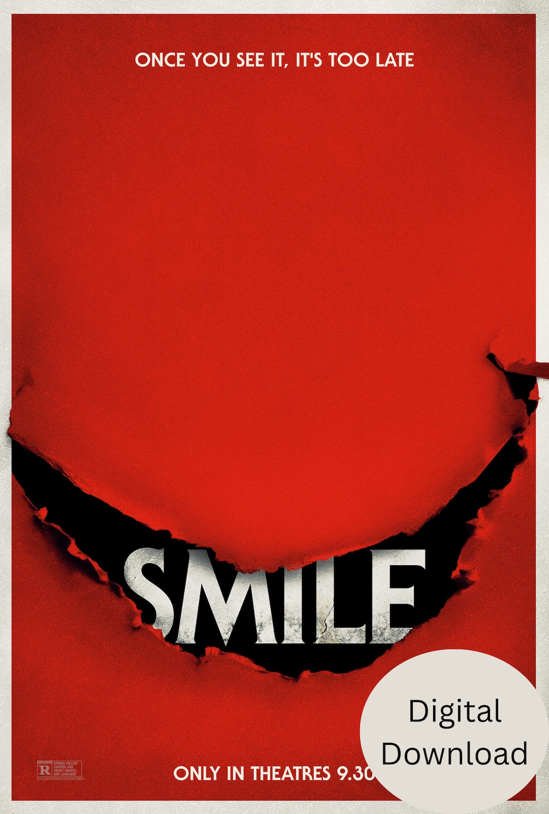 SMILE Poster Digital Download - Etsy