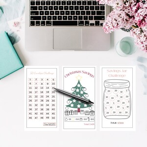 3 Budget Savings Challenges, Instant Download, Cash Envelope, Bundle ...