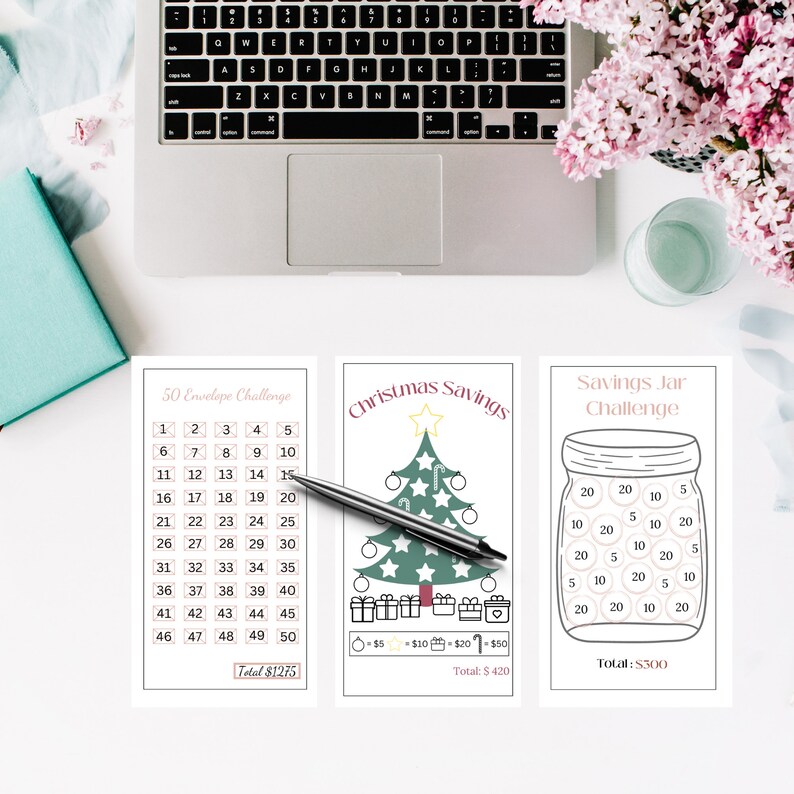 3 Budget Savings Challenges, Instant Download, Cash Envelope, Bundle ...