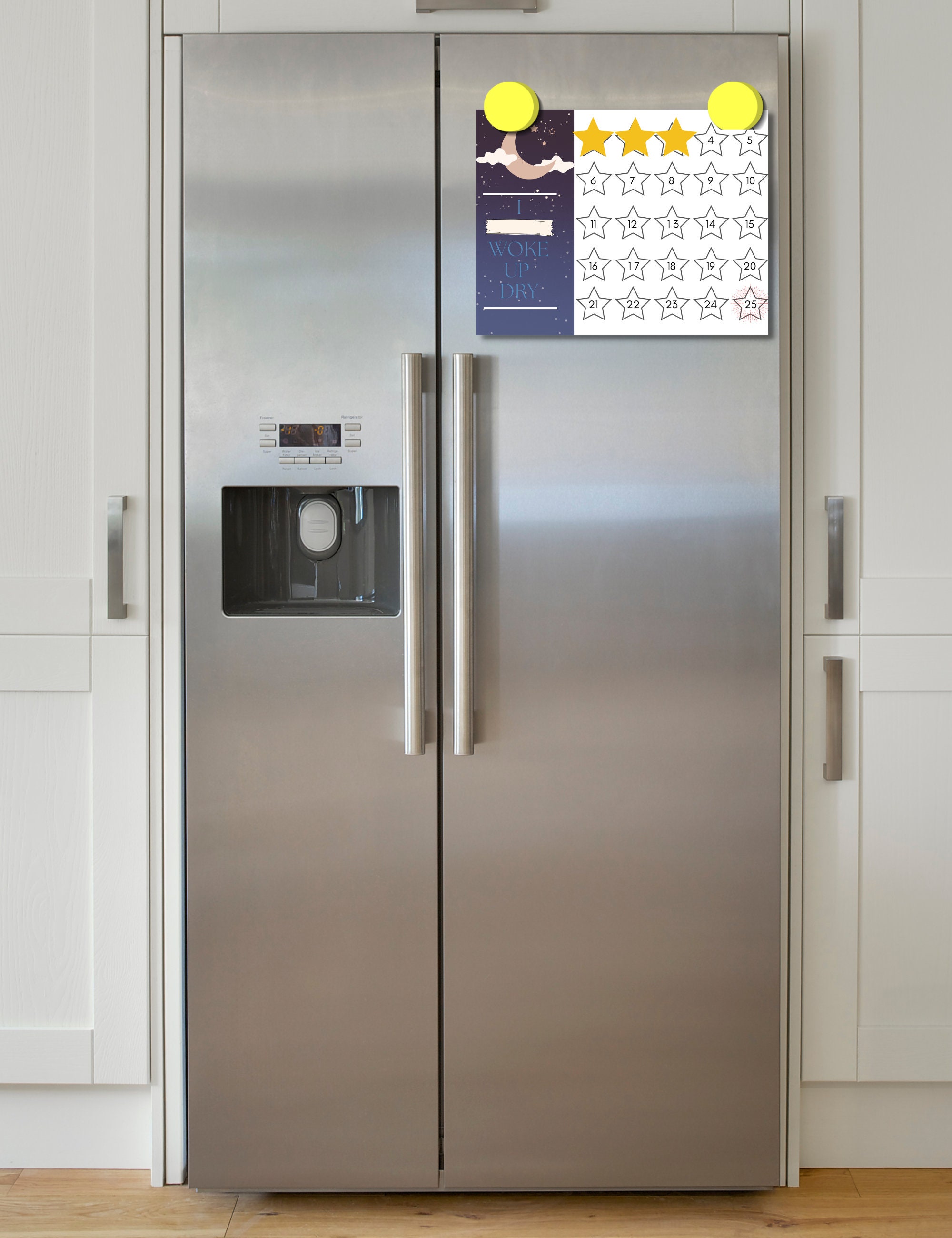 Reward Chart I Woke up Dry Printable 2 Size A4 and 8.5 X 11 Inches ...