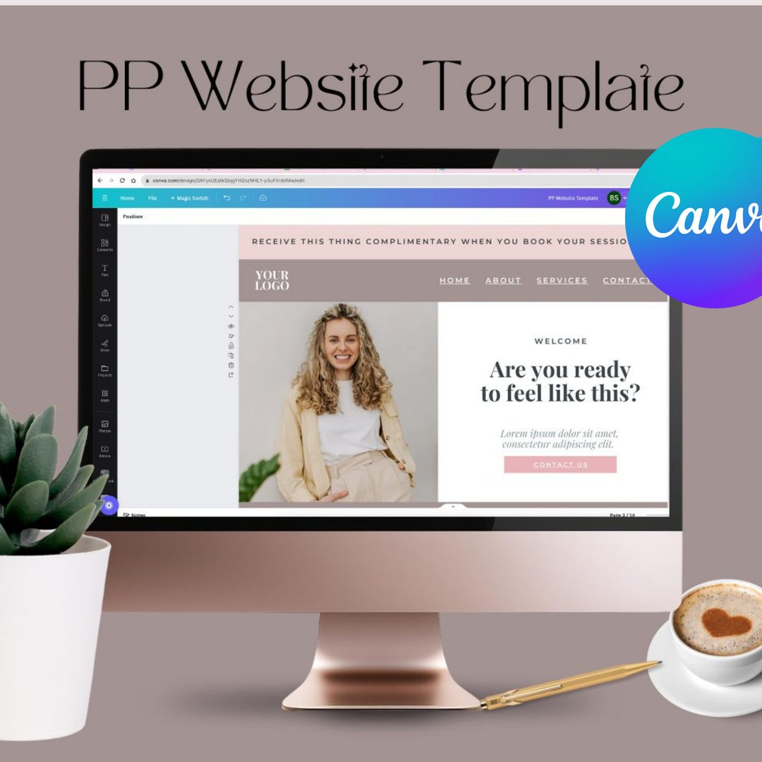 Therapist Website, Template, Canva, Psychologist, Psychotherapist ...