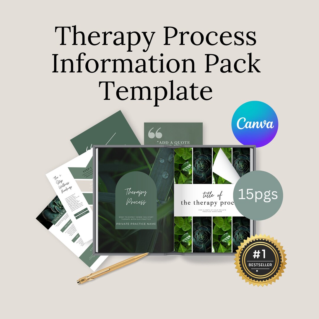 Therapist Client Information Pack Template Psychologist - Etsy
