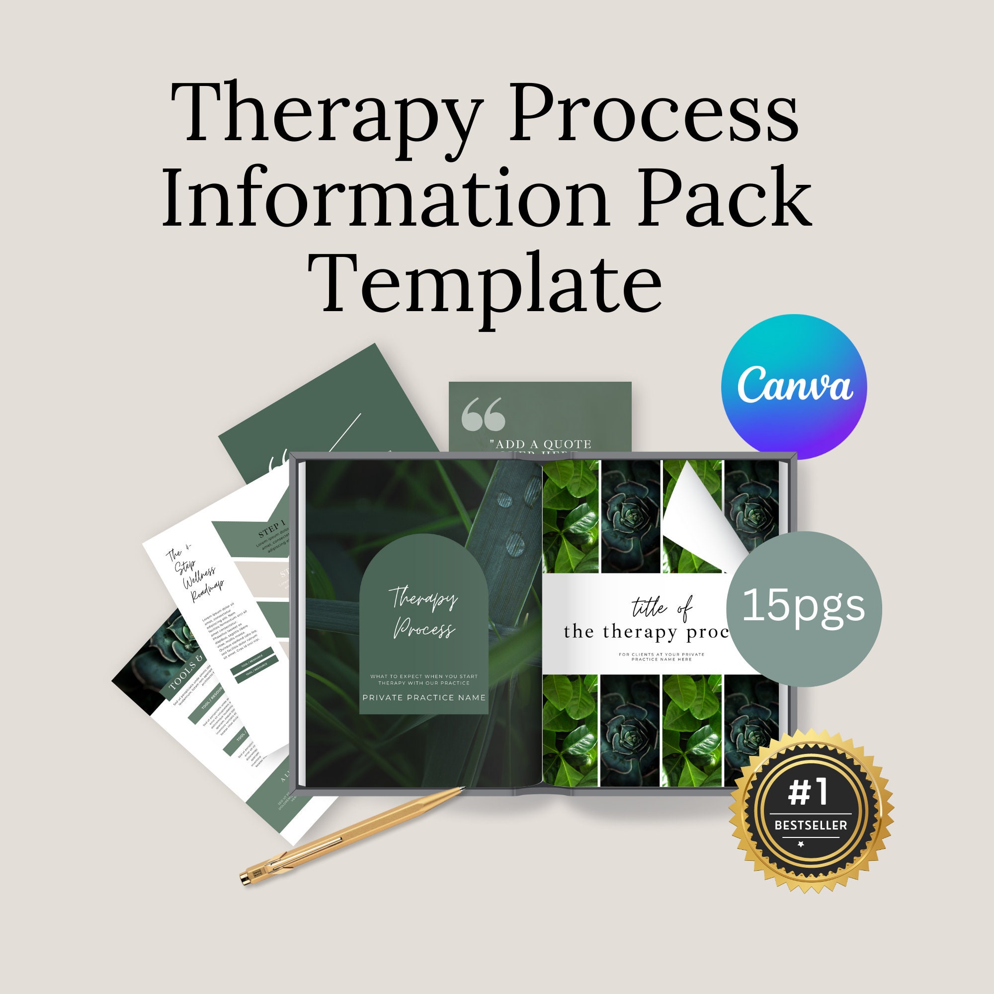 Therapist Client Information Pack Template Psychologist - Etsy