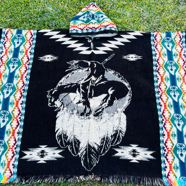 Native American Poncho - Etsy