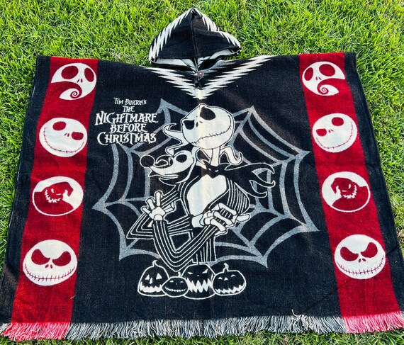 The Night Before Christmas Poncho Jack Skellington Poncho - Etsy