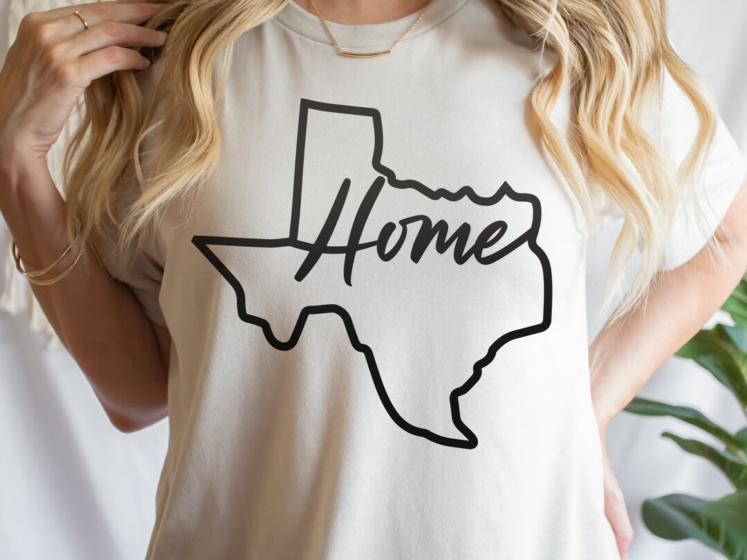 Texas Home SVG: State Outline Clipart (digital Download) - Etsy