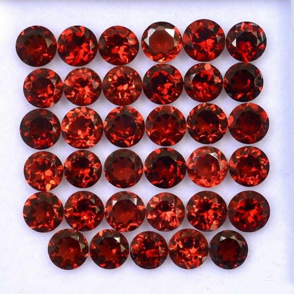 Faceted Garnet - Etsy