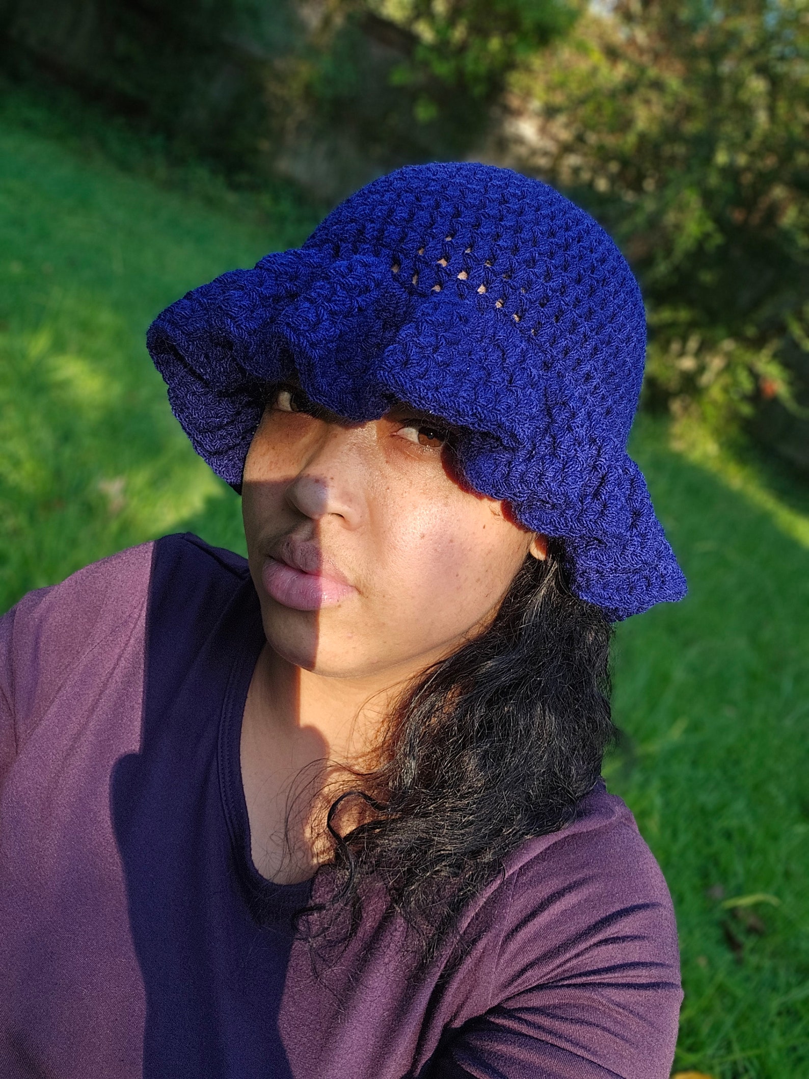 Beach Wave - Crochet Ruffle Hat, Crochet Beanie, Fall Fashion, Ruffle ...