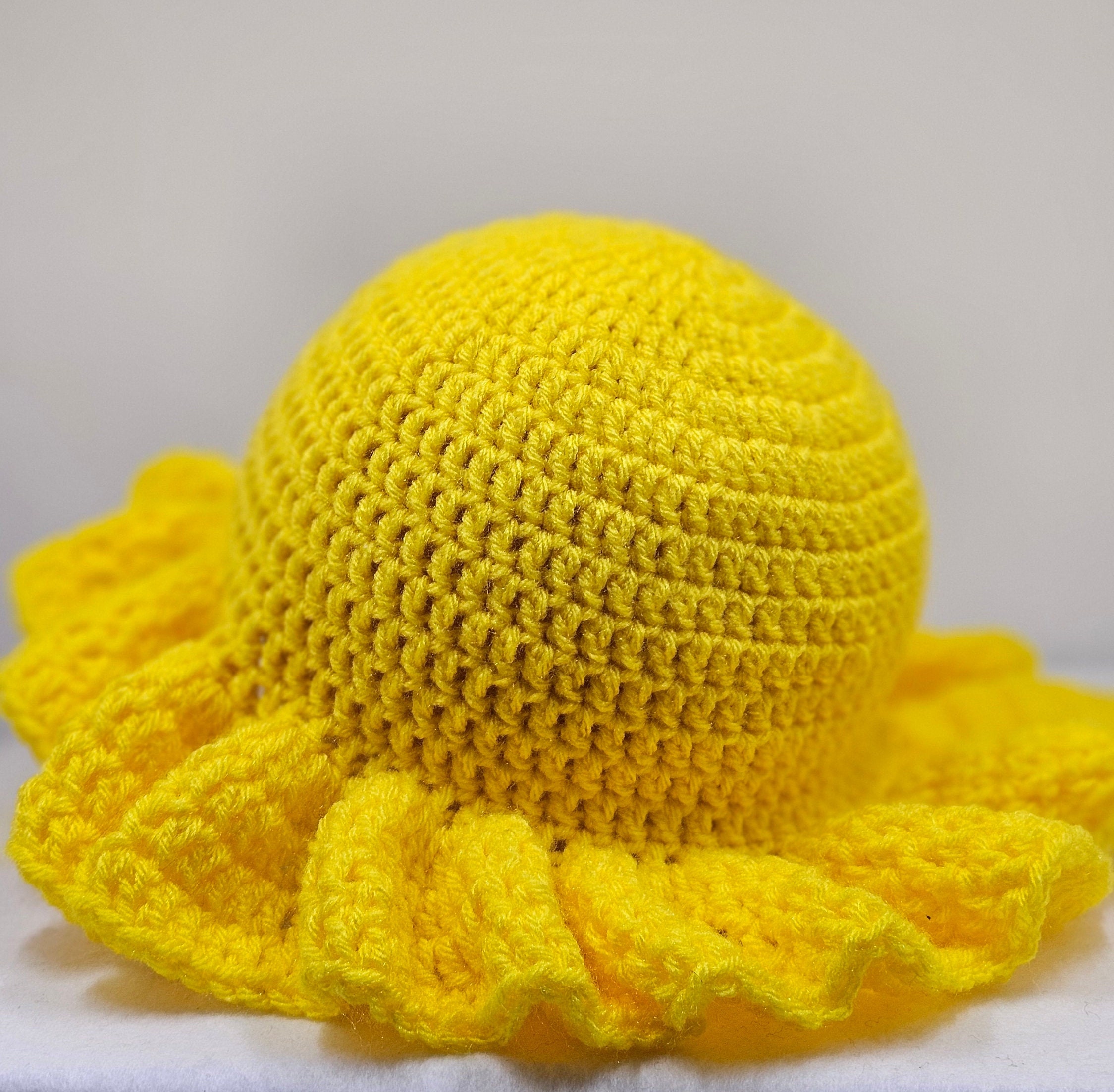 Beach Wave - Crochet Ruffle Hat, Crochet Beanie, Fall Fashion, Ruffle ...