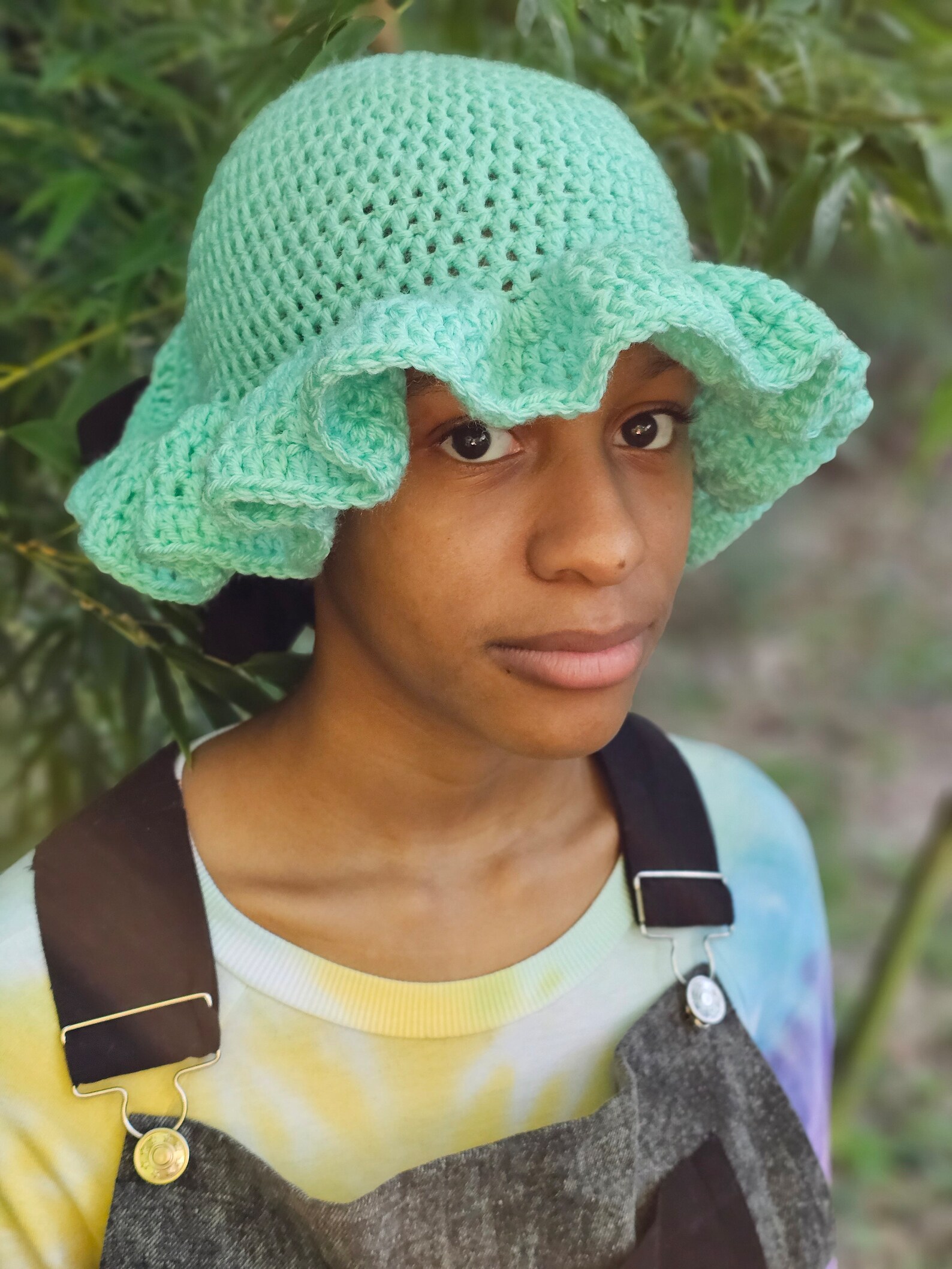 Beach Wave - Crochet Ruffle Hat, Crochet Beanie, Fall Fashion, Ruffle ...