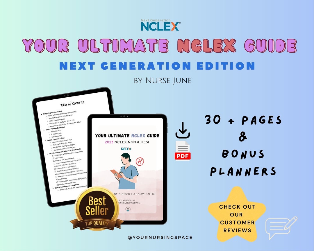 Next Generation NCLEX Preparation Book Your Ultimate NCLEX Guide by ...