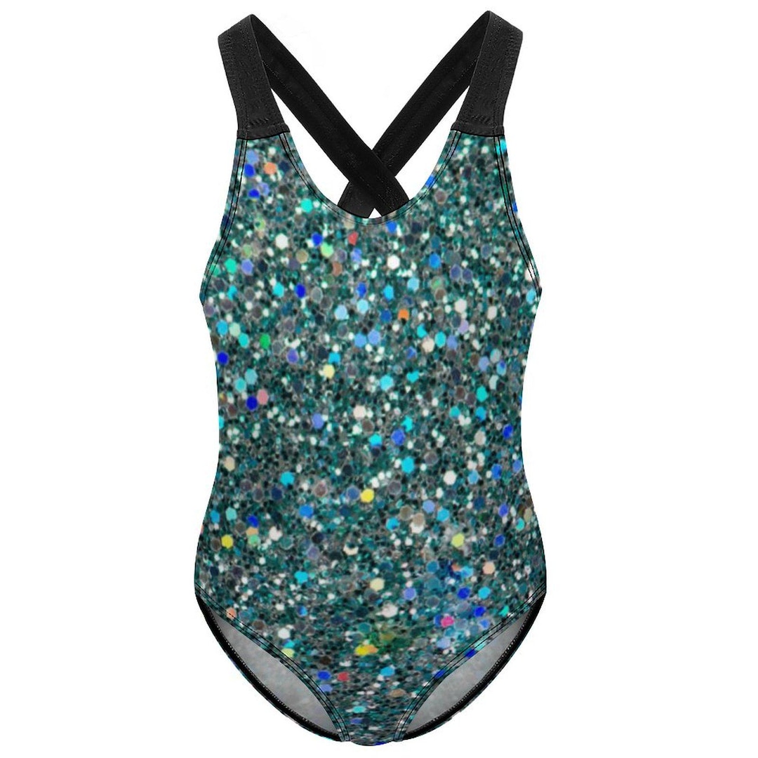 Girls Sparkle One Piece Swimsuit - Etsy