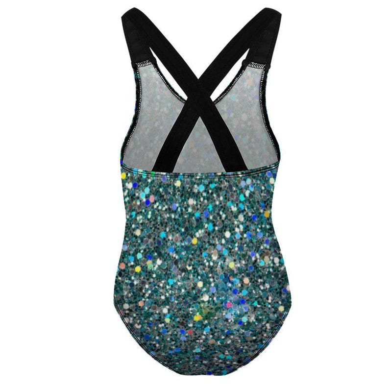 Girls Sparkle One Piece Swimsuit - Etsy