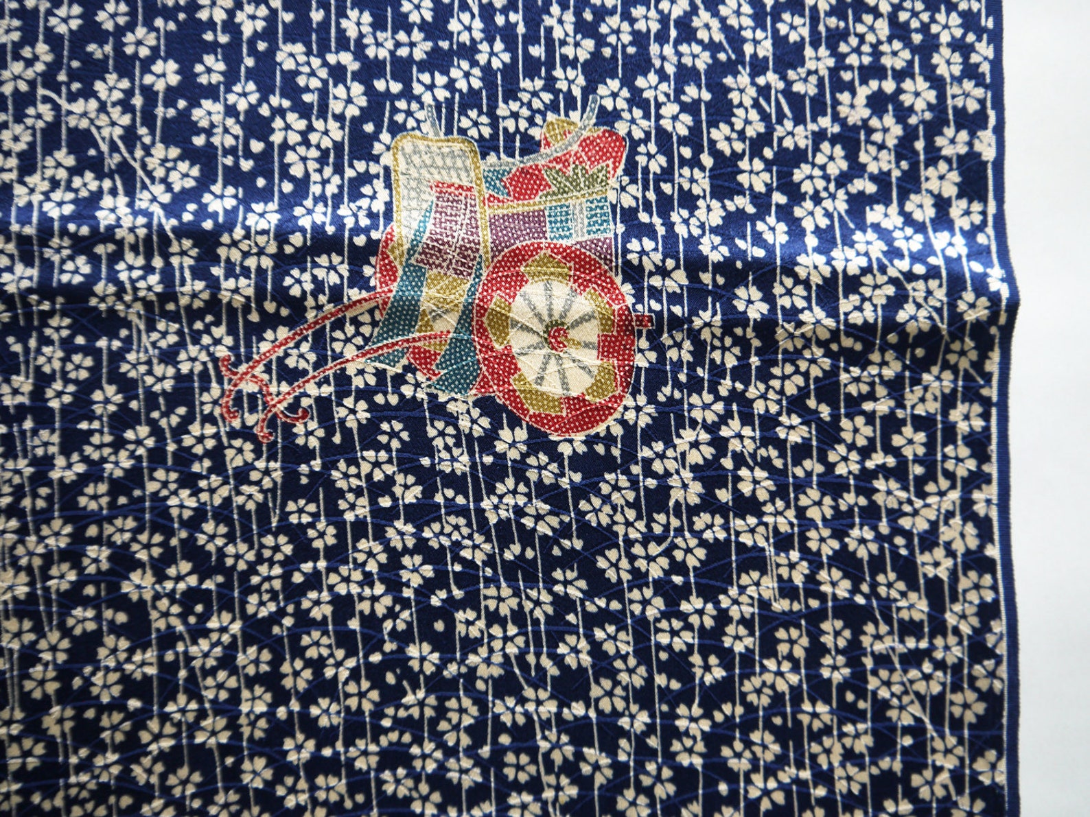 Kimono Silk Fabric, 80's Vintage Japanese Silk Kimono, for Sewing ...