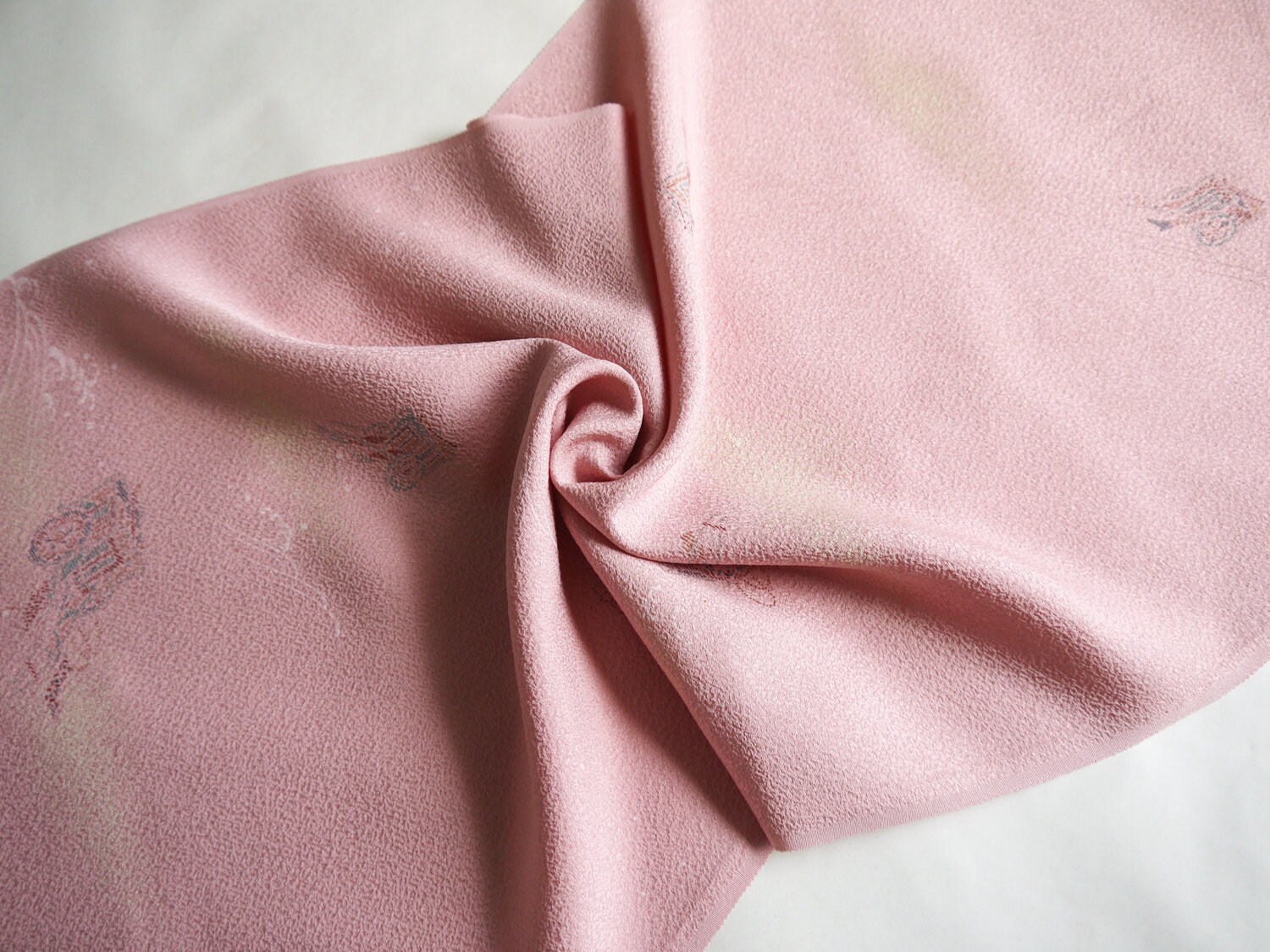 Kimono Silk Fabric, 80's Vintage Japanese Silk Kimono, for Sewing ...