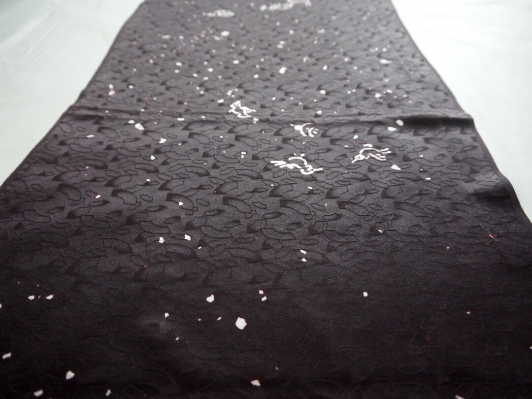 Kimono Silk Fabric, 80's Vintage Japanese Silk Kimono, for Sewing ...