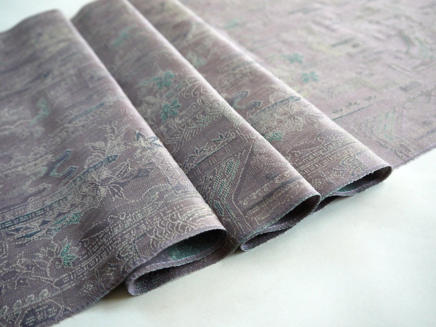 Kimono Silk Fabric, 80's Vintage Japanese Silk Kimono, for Sewing ...