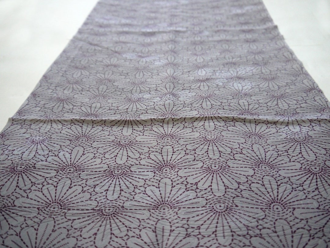 Kimono Silk Fabric, 80's Vintage Japanese Silk Kimono, for Sewing ...