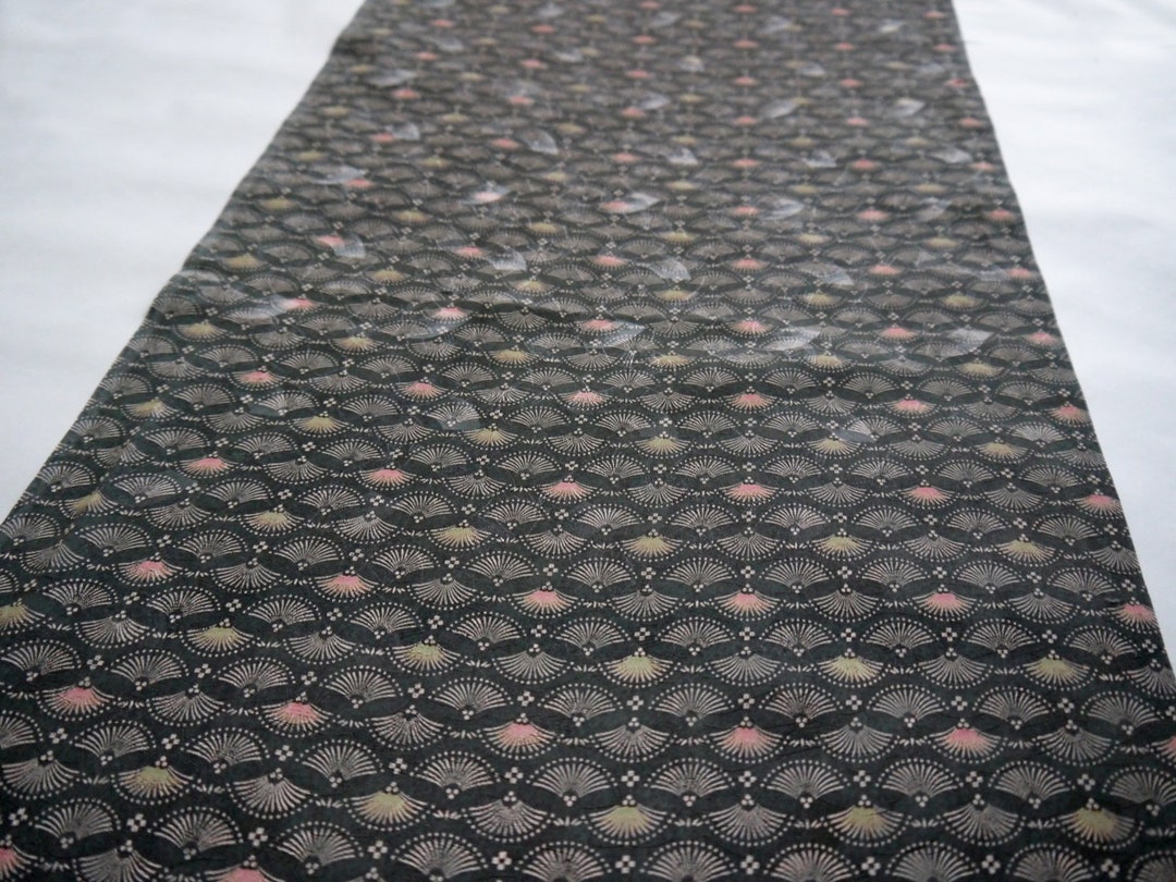 Kimono Silk Fabric, 80's Vintage Japanese Silk Kimono, for Sewing ...