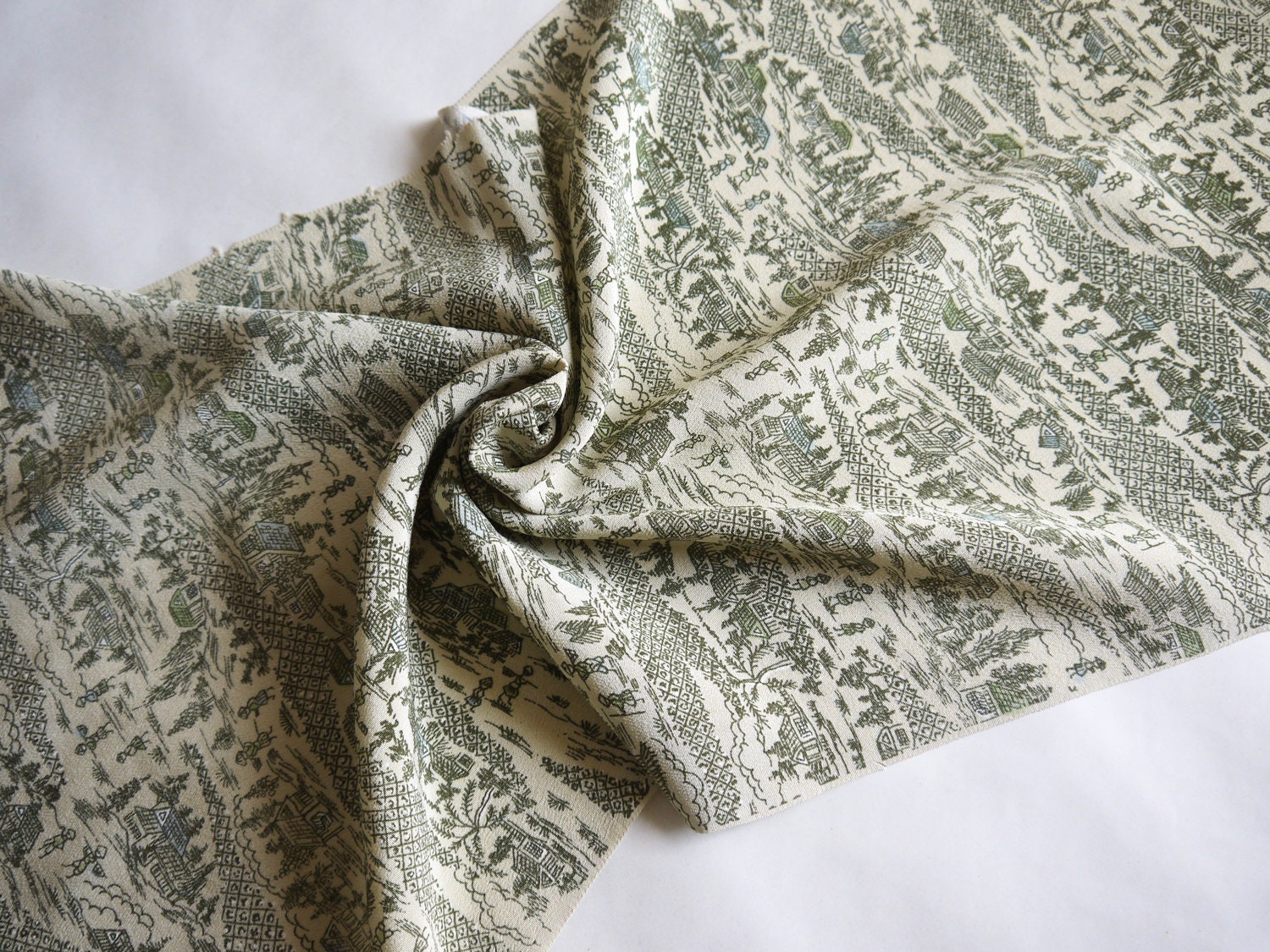 Kimono Silk Fabric, 80's Vintage Japanese Silk Kimono, for Sewing ...