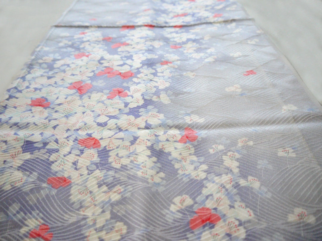 Kimono Silk Fabric, 80's Vintage Japanese Silk Kimono, for Sewing ...