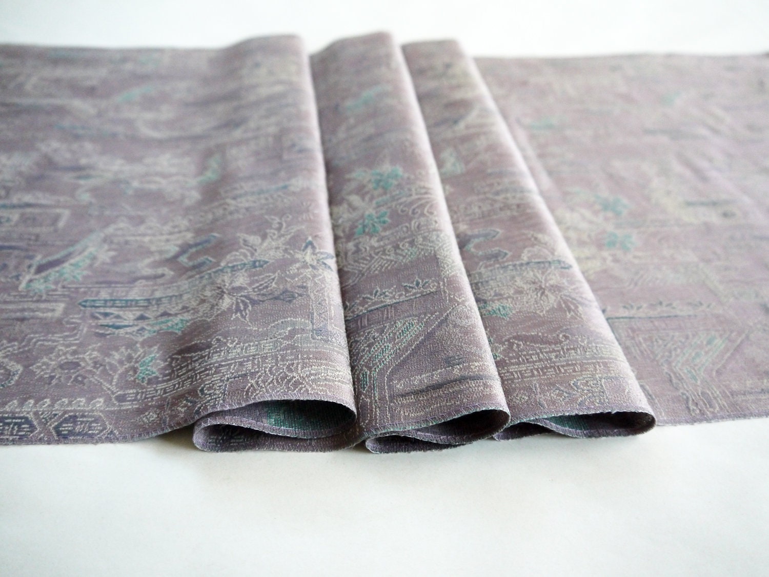 Kimono Silk Fabric, 80's Vintage Japanese Silk Kimono, for Sewing ...