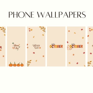 Fall/autumn Wallpaper for Phone, Ipad/tablet, and Desktop | October ...