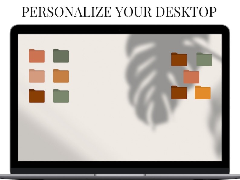 15 Desktop Folder Icons, BOHO, Aesthetic Icons, Macbook, Imac, Windows ...