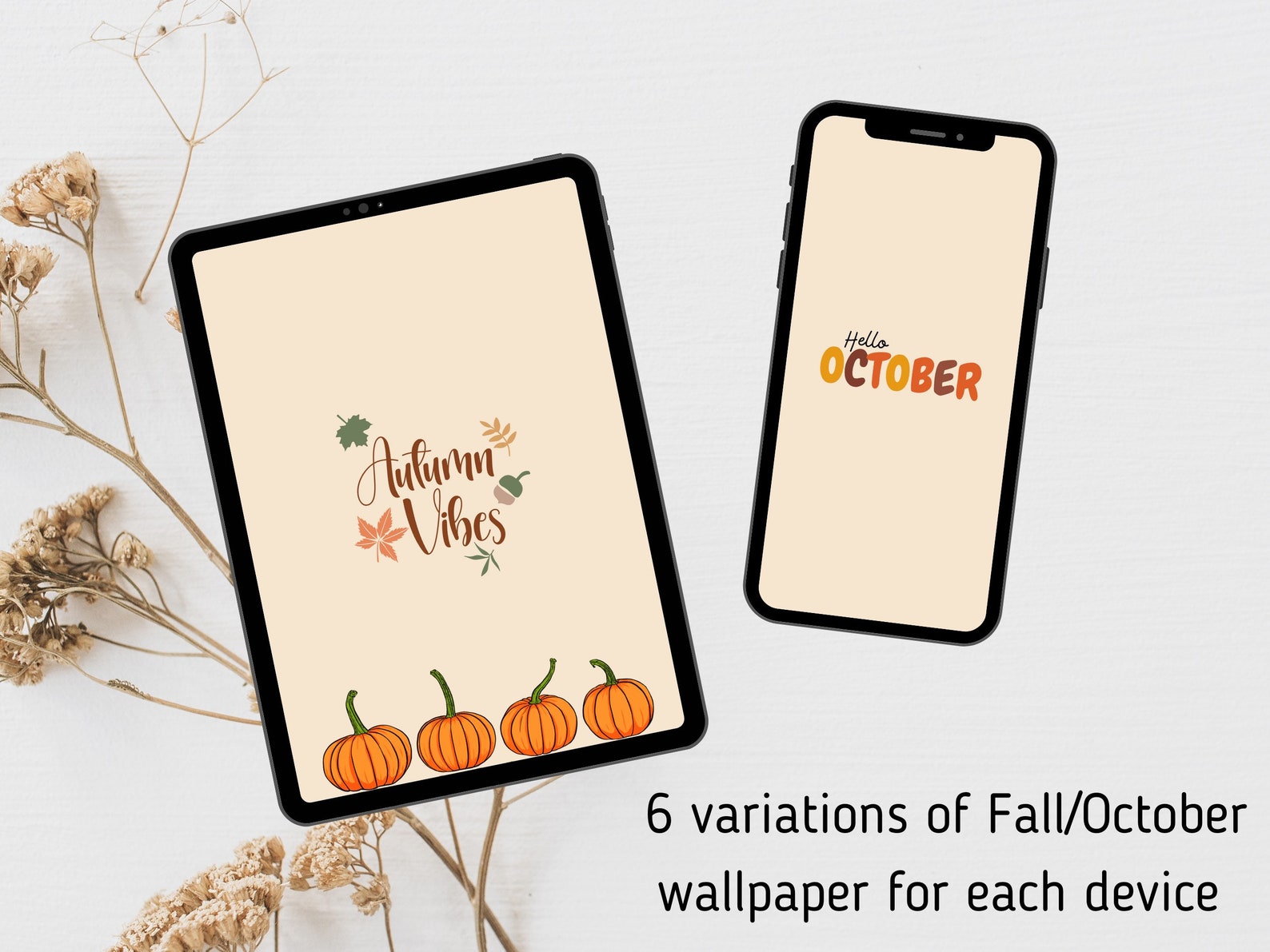 Fall/autumn Wallpaper for Phone, Ipad/tablet, and Desktop | October ...