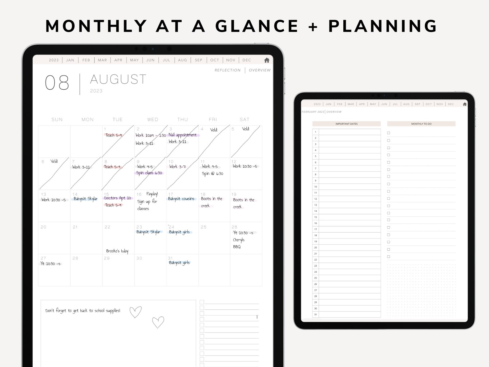 Digital Planner, Goodnotes Planner, Downloadable Planner, Notability ...
