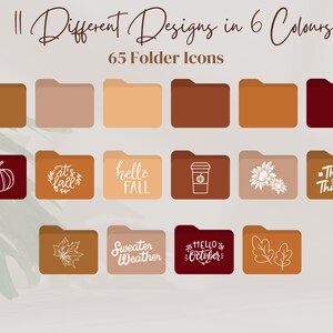 Fall Desktop Folder Icons and Wallpaper, Wallpaper for Windows and Mac ...