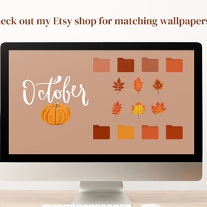 Fall Folder Icons for Mac & Windows, Cozy Autumn Folder Icons ...