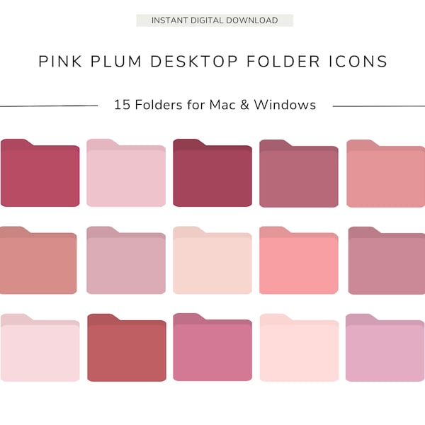 Desktop Folder Icons - Etsy