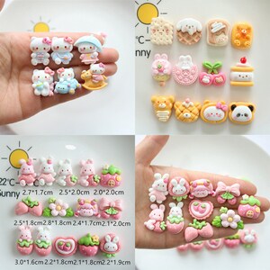 Kawaii Croc Charms Resin Embellishments for DIY Shoe Charm Croc Charms ...