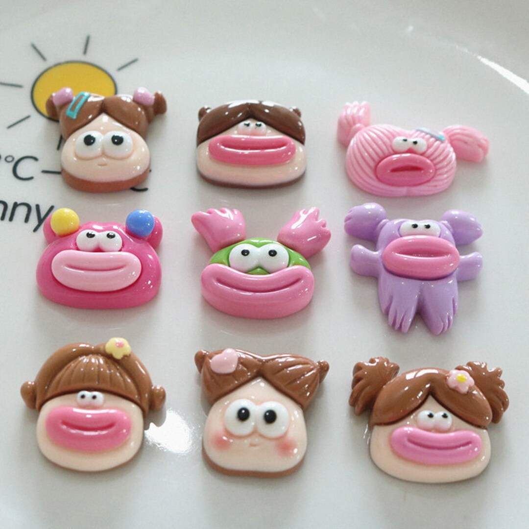 Kawaii Resin Embellishments for DIY Shoe Charm Croc Charms Jibbitz ...