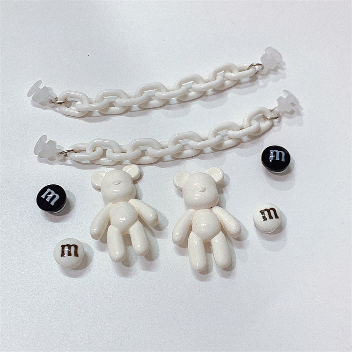 Minimalist Black White Style Croc Charms Set for Girls Kids - Etsy