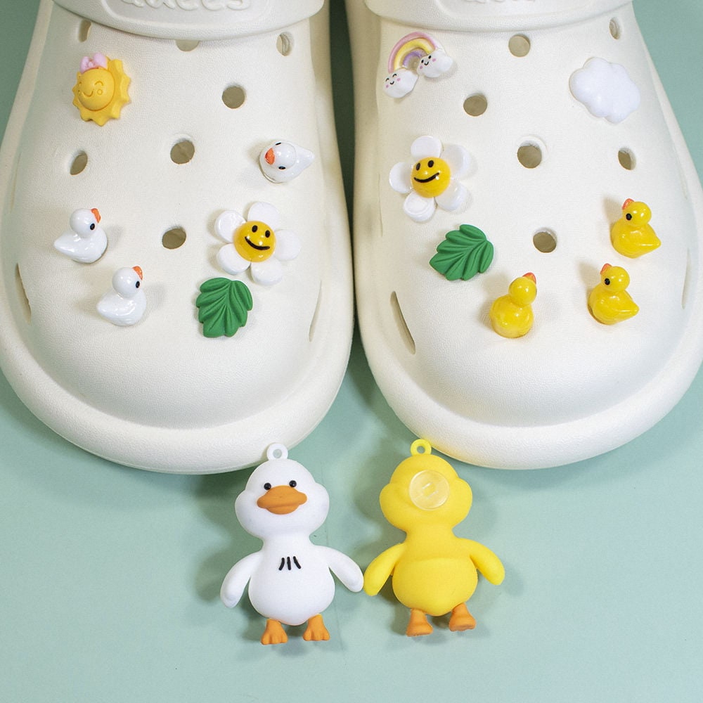 Full Set Cute Duck Croc Charms Set for Girls Kids Jibbitz - Etsy