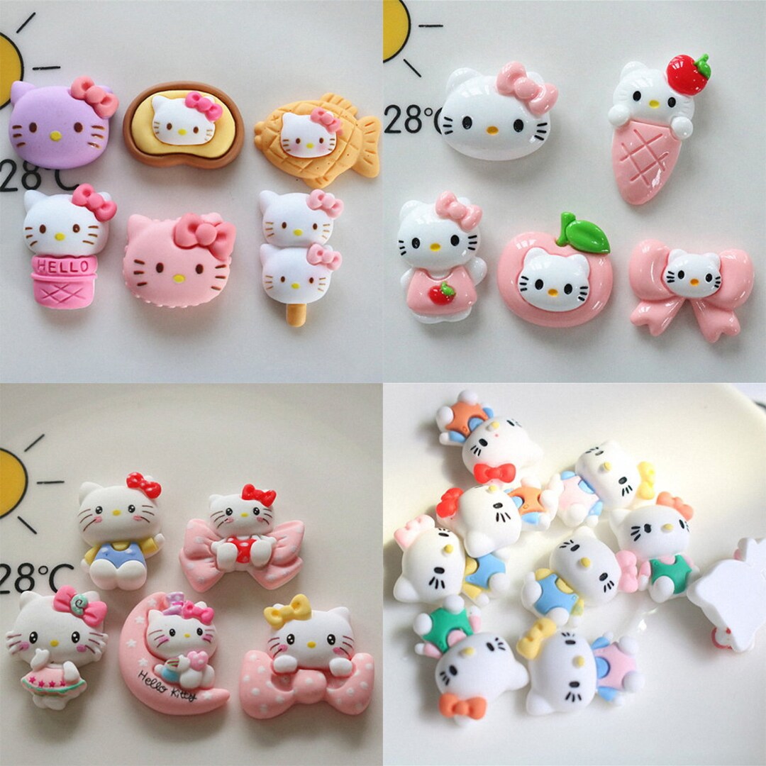 Kawaii Resin Embellishments for DIY Shoe Charm Croc Charms Jibbitz ...