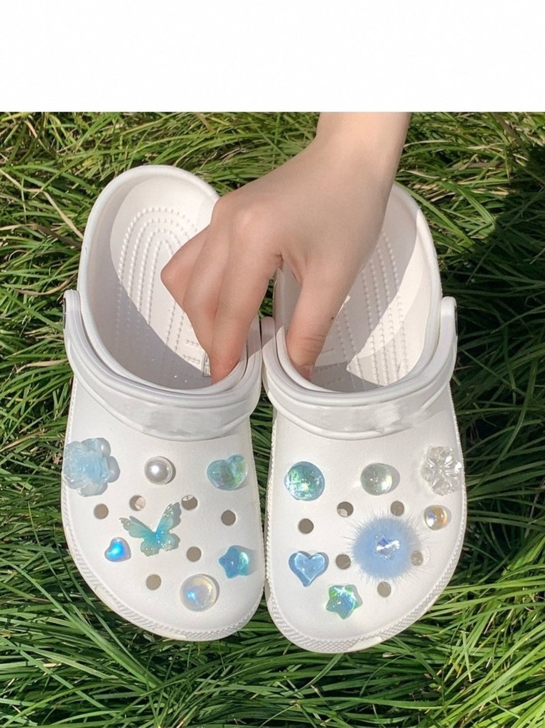 Cute Blue Croc Charms for Girls Jibbitz Charm Set - Etsy